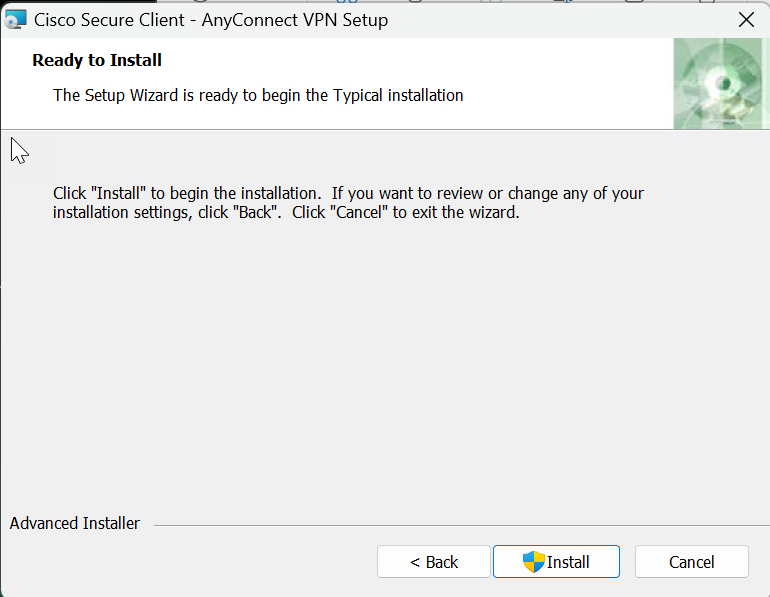 Install Cisco AnyConnect VPN Client [Windows] | Technology Support Services